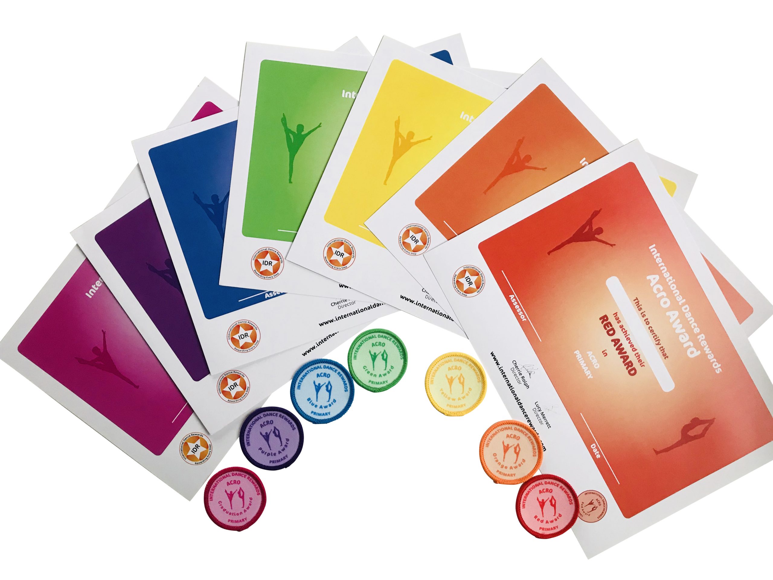 International Dance Rewards | Badges and Certificates