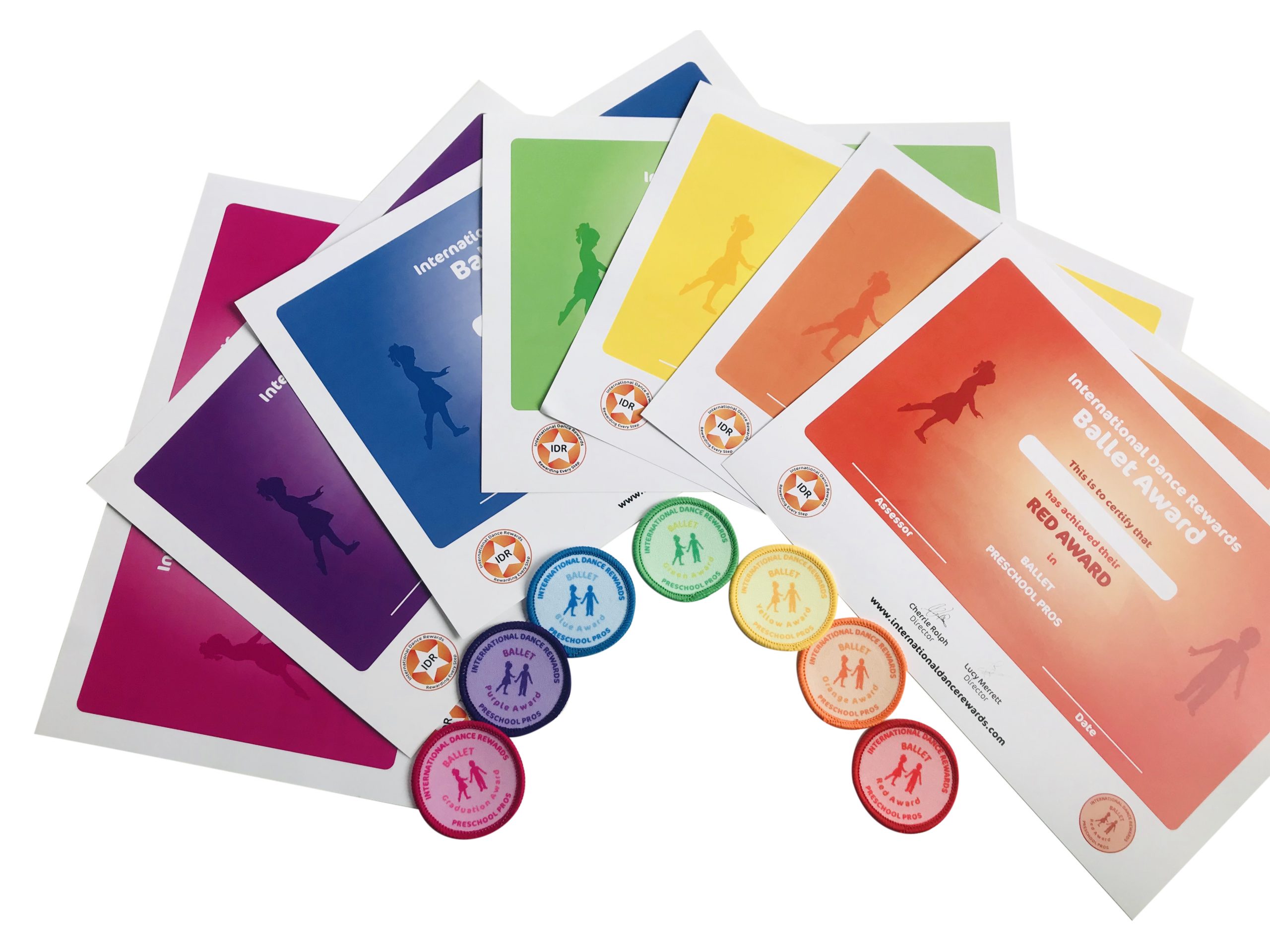 International Dance Rewards | Badges and Certificates