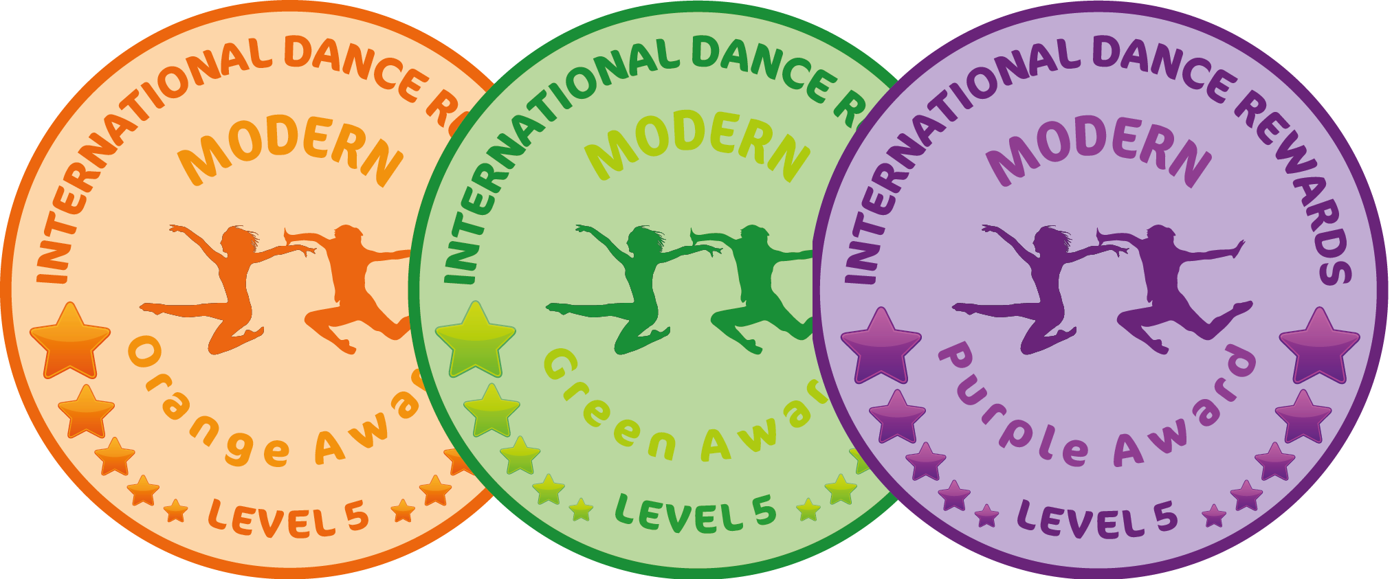 International Dance Rewards | Dance Badges & Certificates