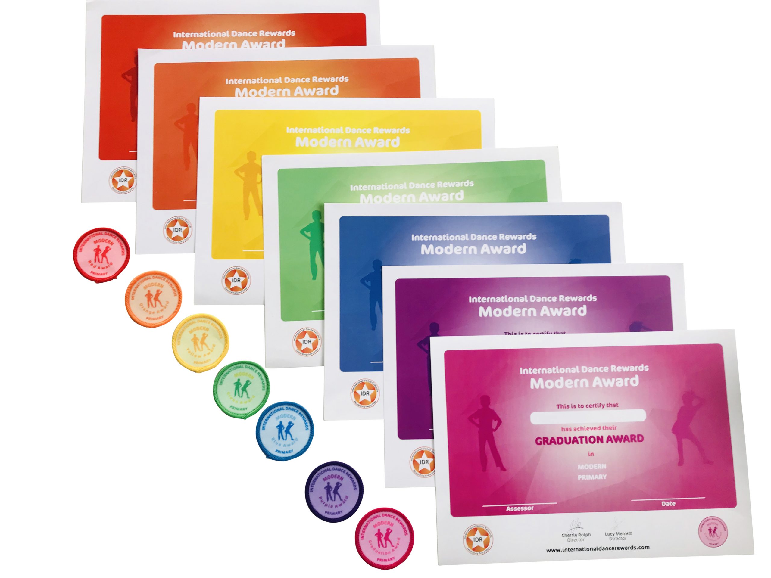 International Dance Rewards | Dance Badges & Certificates