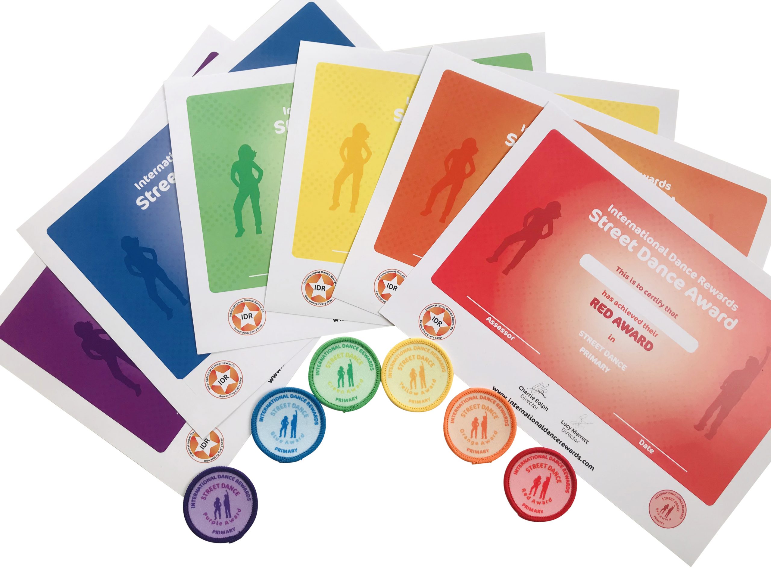 International Dance Rewards | Badges and Certificates