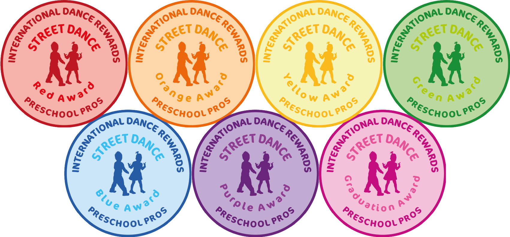 International Dance Rewards | Badges and Certificates